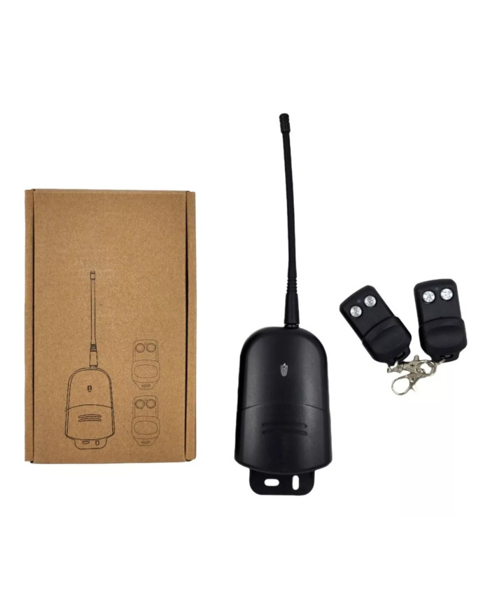 Kit Receptor Universal 433mhz + 2 Controles Compatible Con Varias Marcas