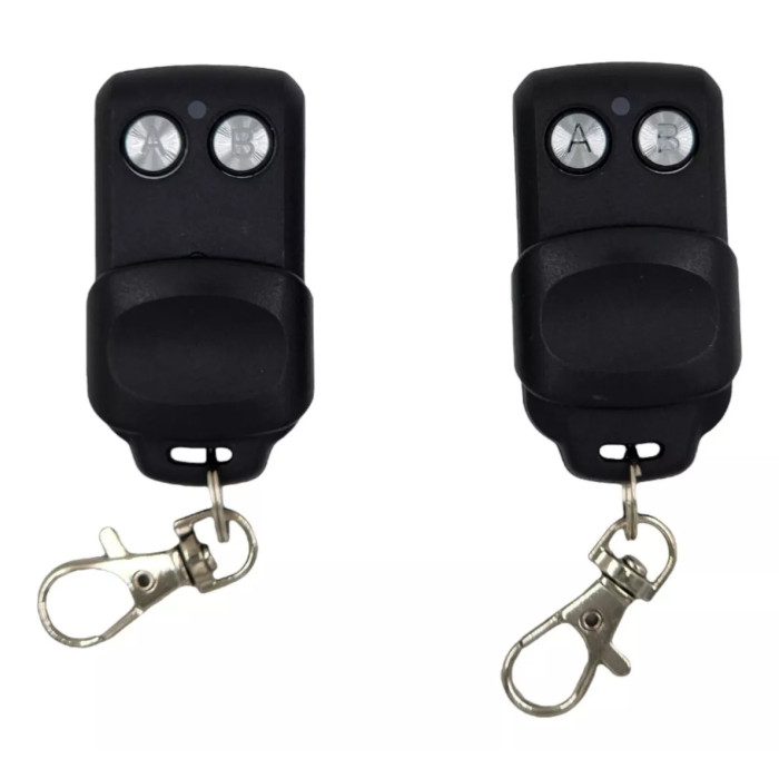 Kit Receptor Universal 433mhz + 2 Controles Compatible Con Varias Marcas